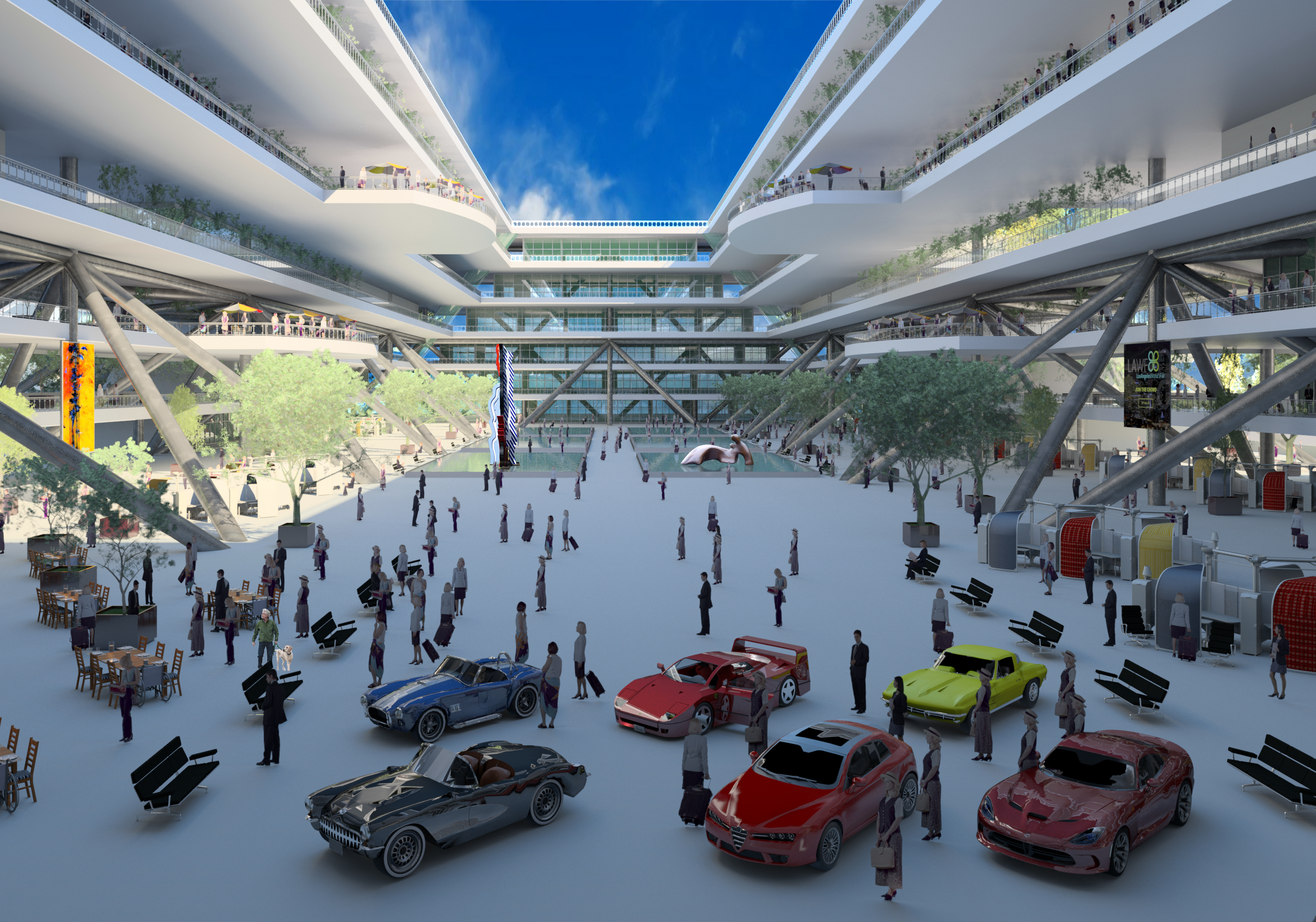 Inhabitable Space Frames Create Affordable Cloud Center Communites ...